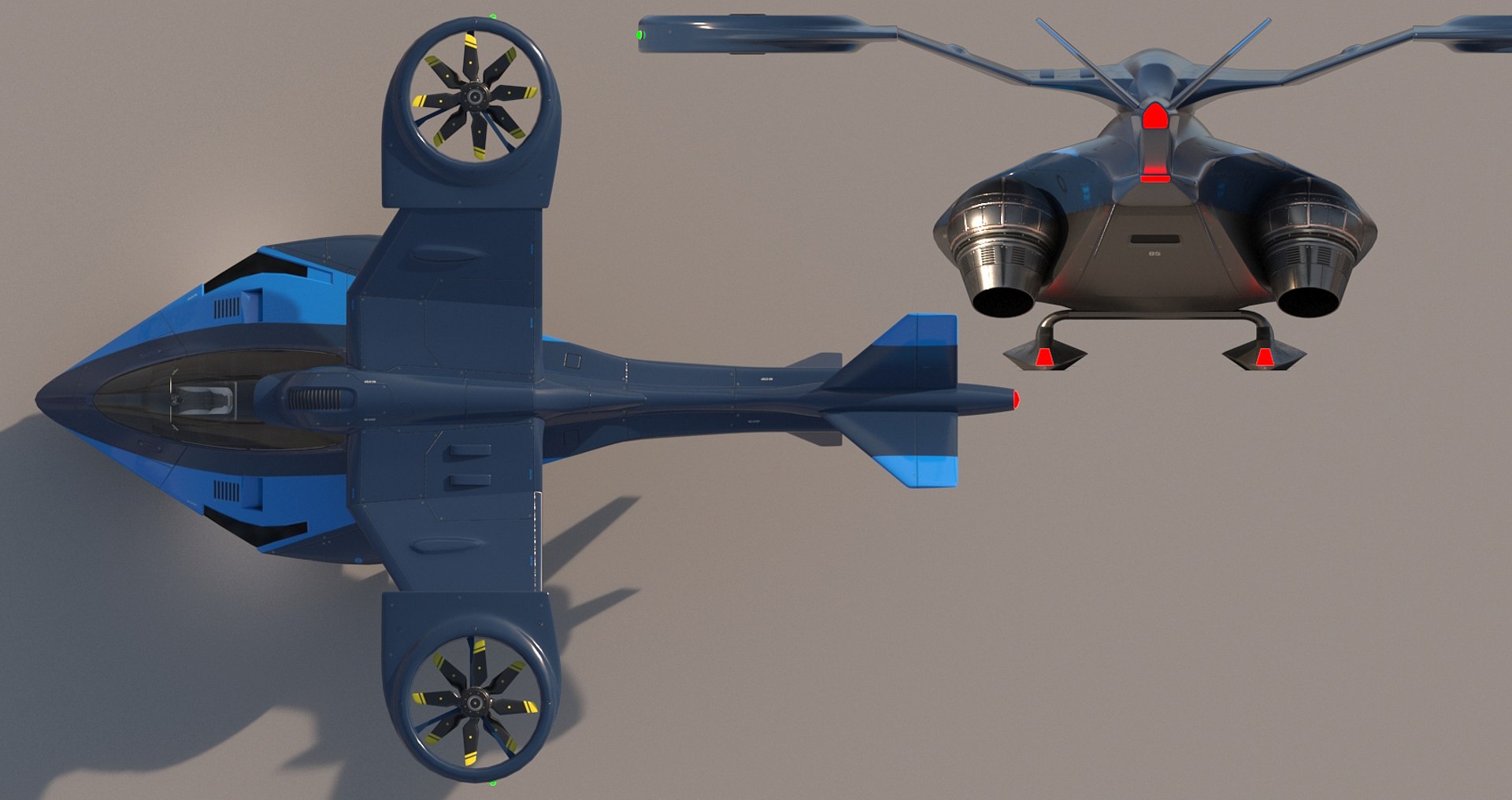 3D concept copter - TurboSquid 1611244