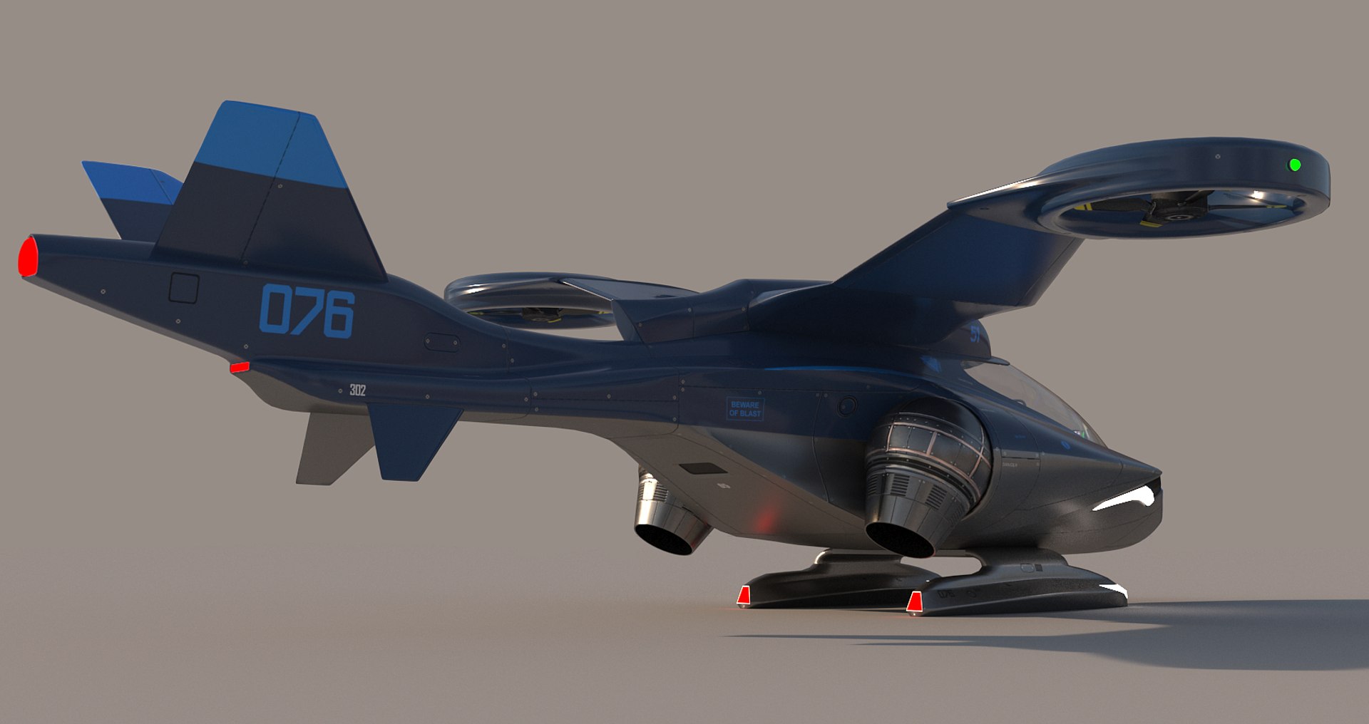 3D concept copter - TurboSquid 1611244