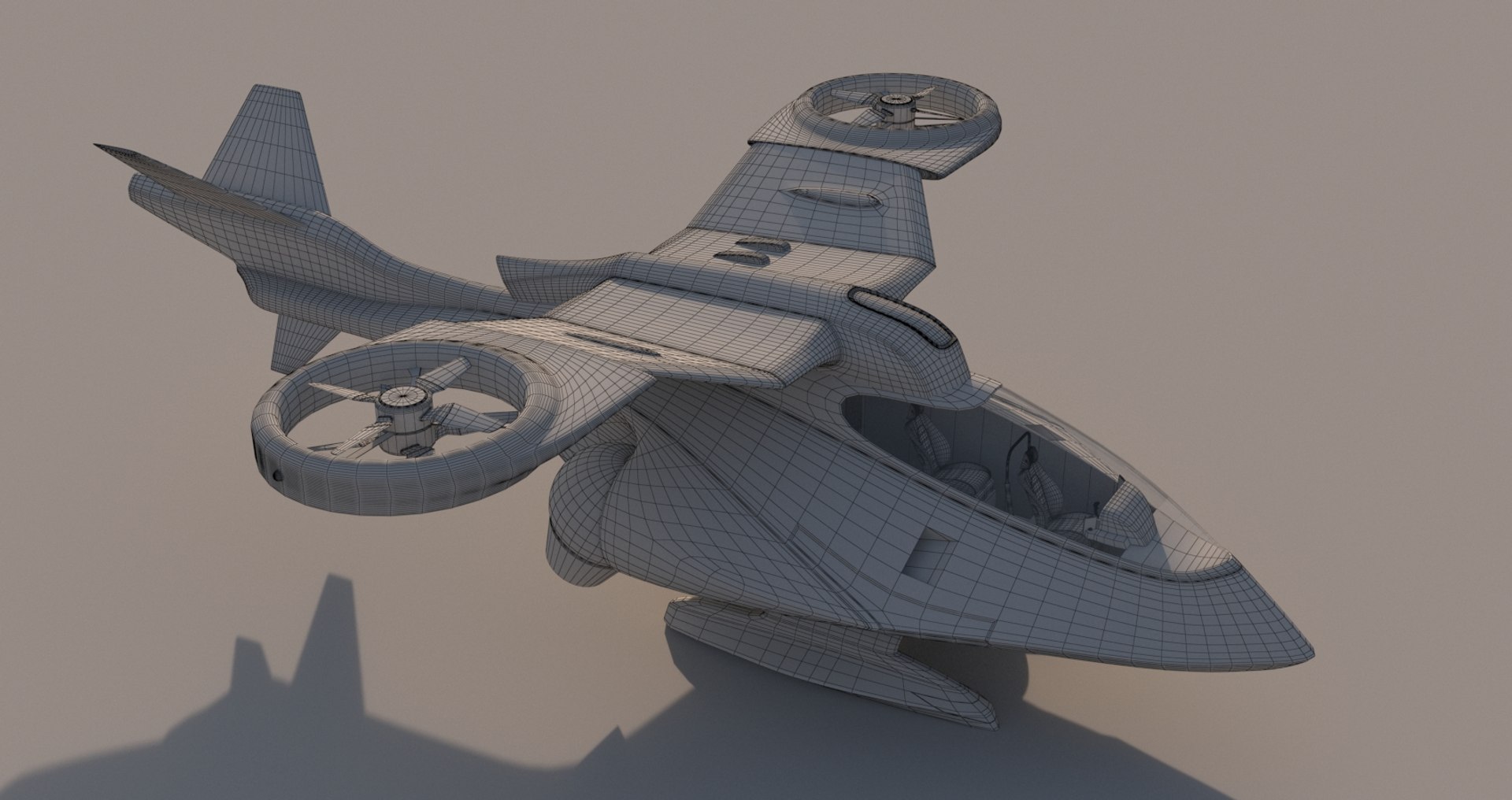 3D concept copter - TurboSquid 1611244