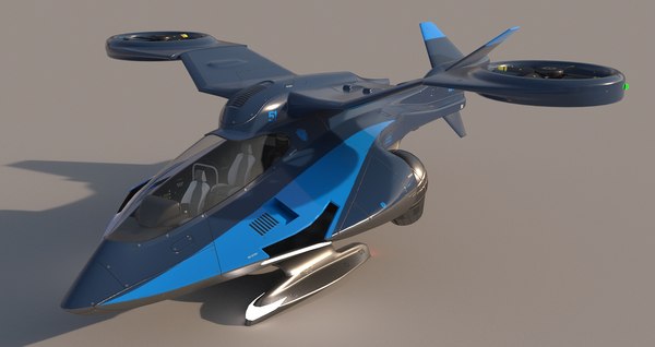 3D concept copter - TurboSquid 1611244