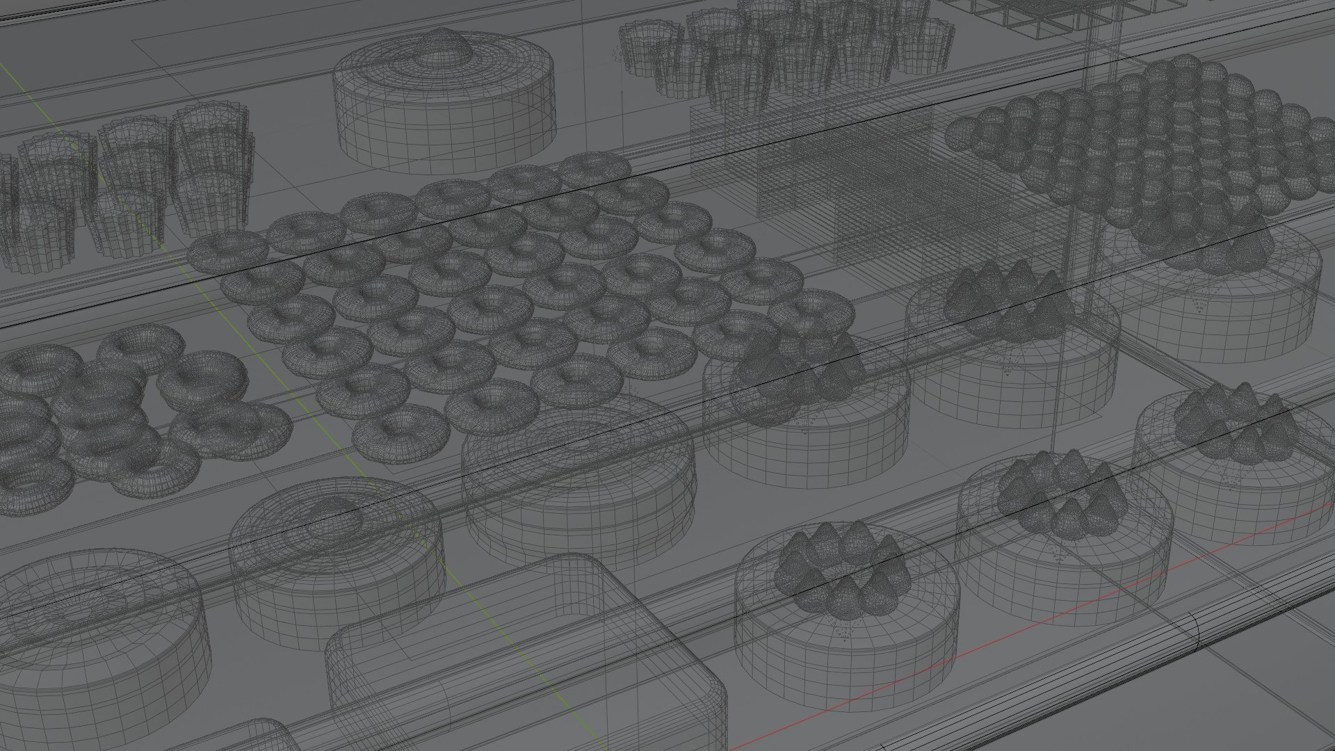 Baker Counter Bakery Display 3D Model - TurboSquid 2237565