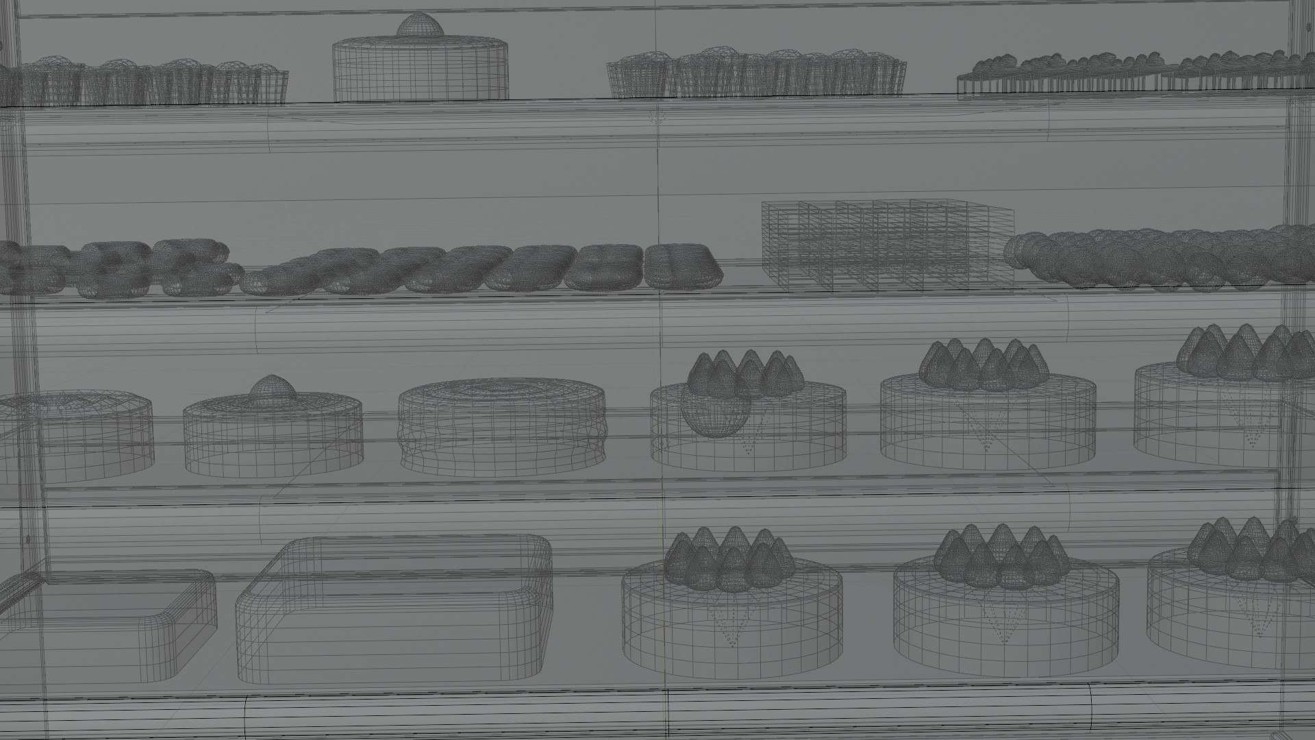 Baker Counter Bakery Display 3D Model - TurboSquid 2237565