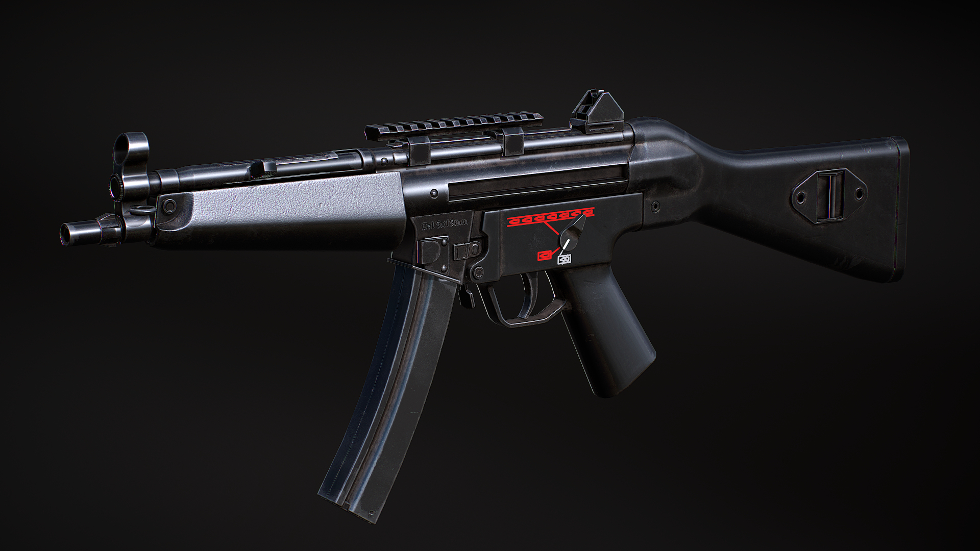 3D Mp5A2 - Mobile Ready Low Poly Model - TurboSquid 1781933