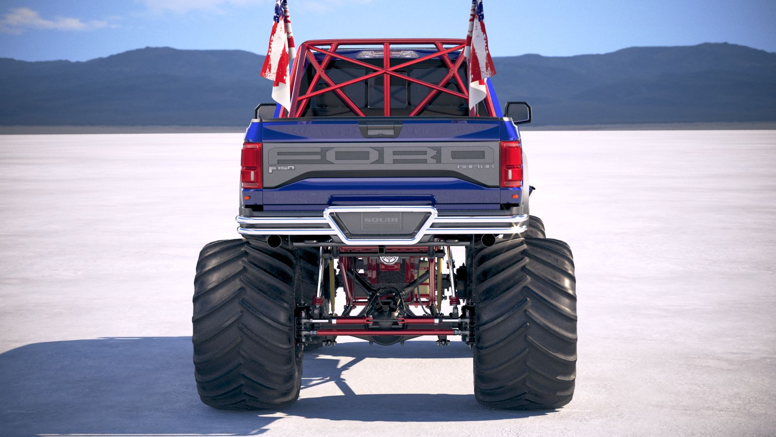modelo 3d Ford F-150 Raptor Monster Truck 2019 - TurboSquid 1330163