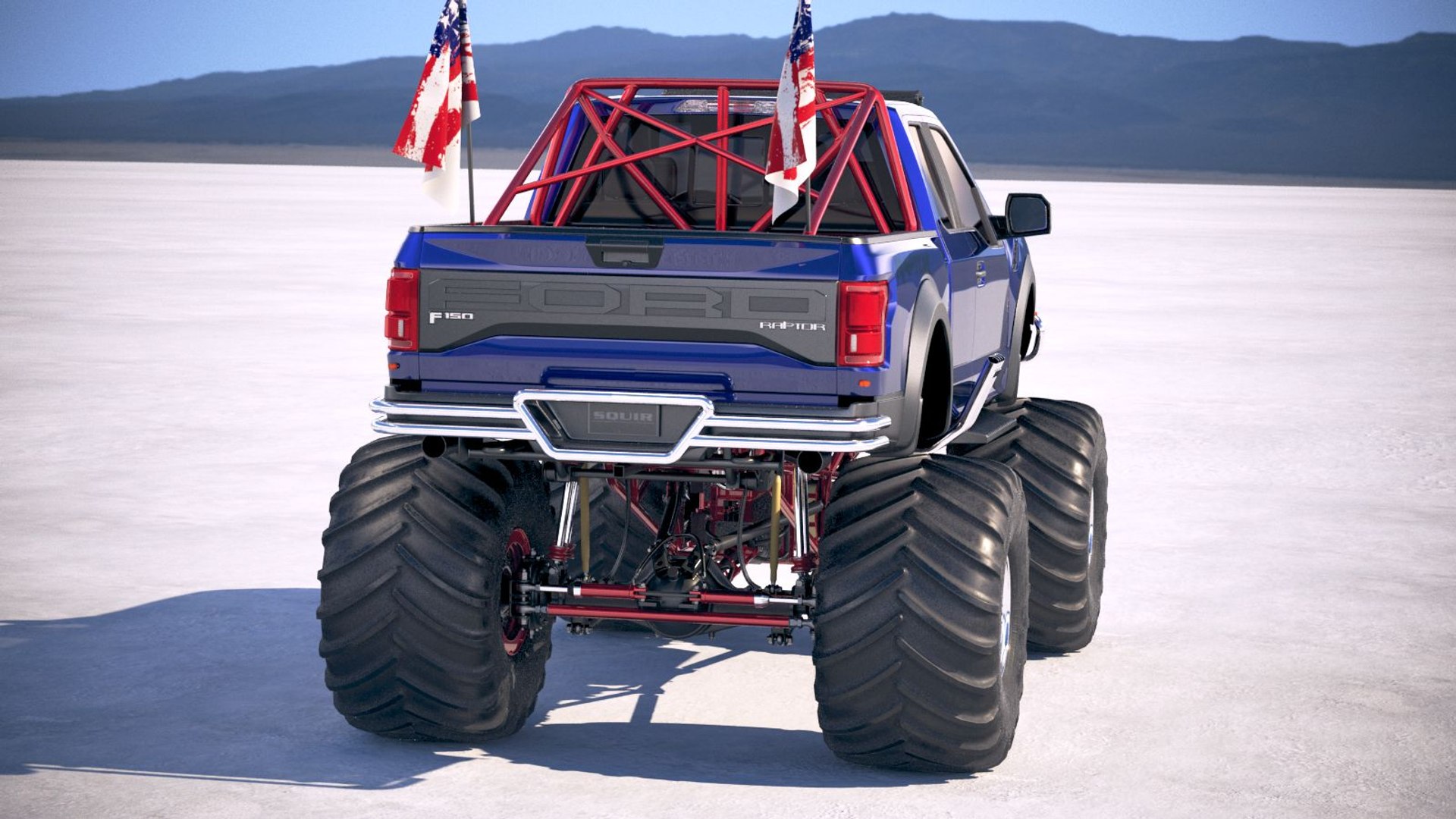 3D F-150 Raptor Monster Model - TurboSquid 1330163