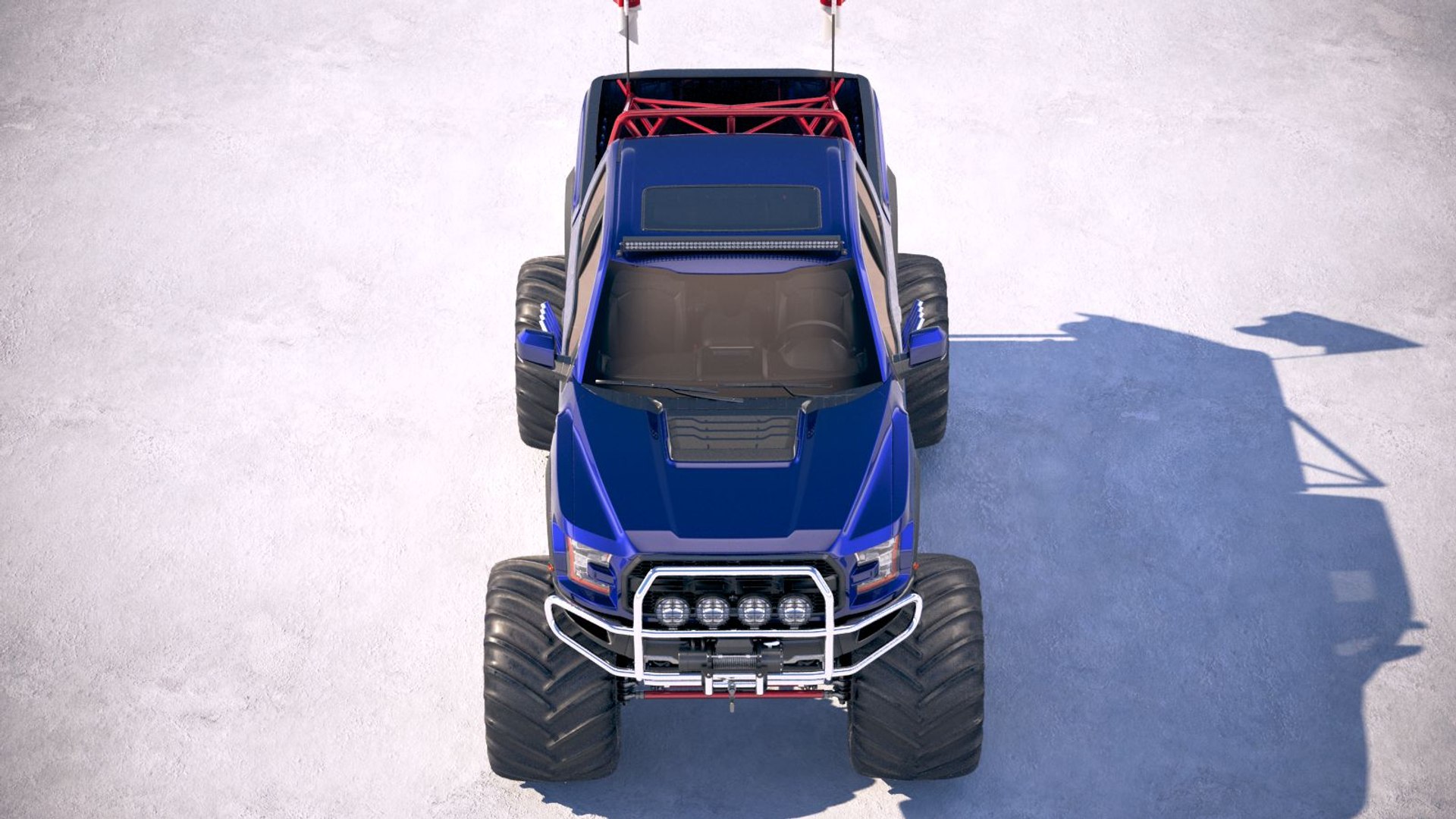 3D F-150 Raptor Monster Model - TurboSquid 1330163