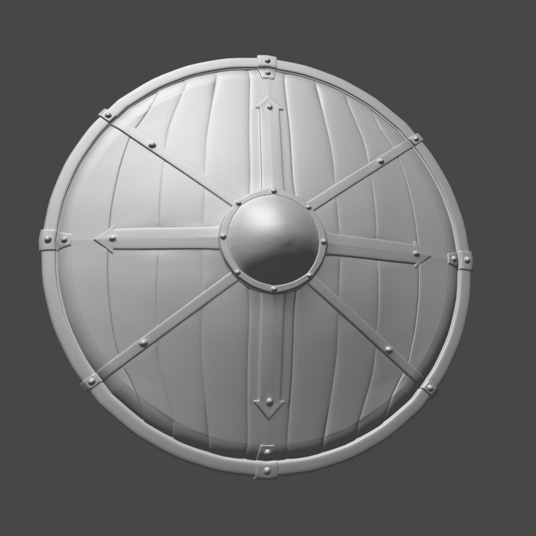 3D Model Shield Viking - TurboSquid 1469476