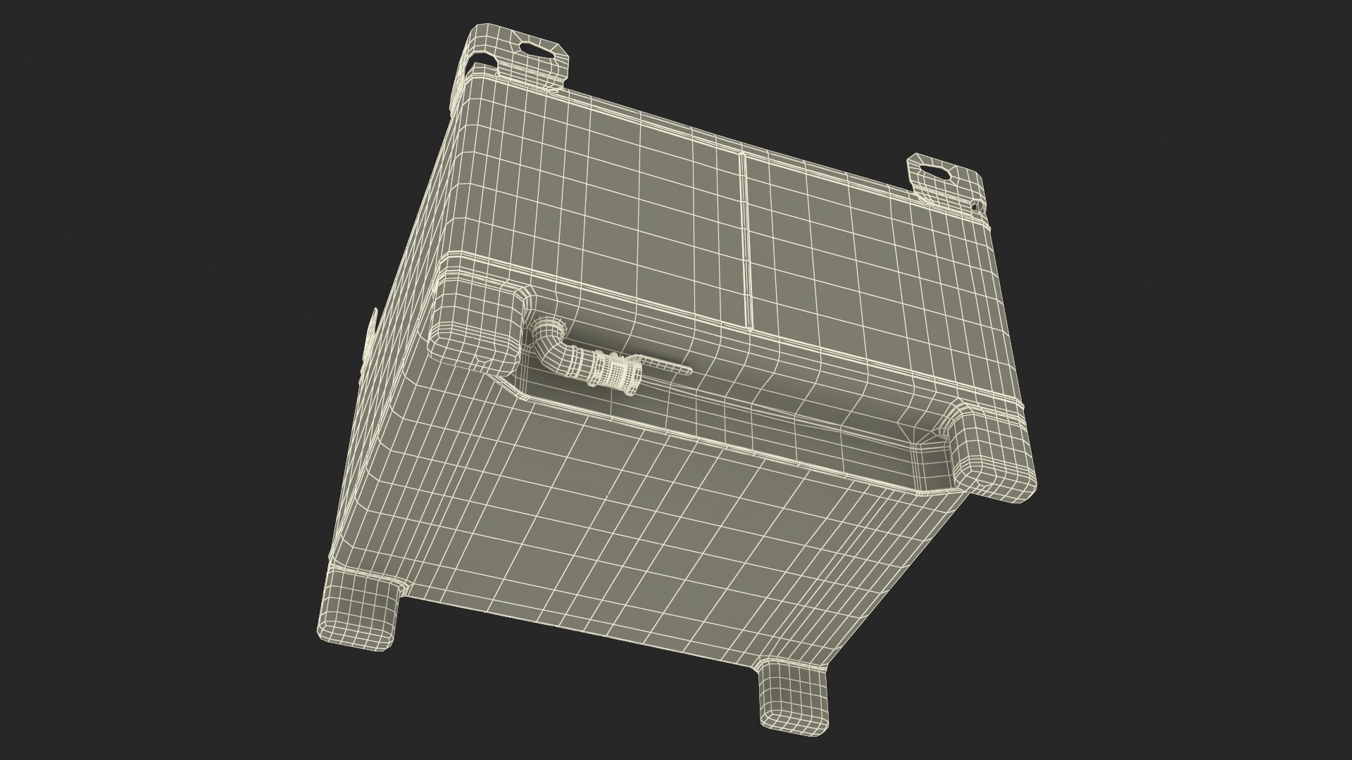 120 Gallon Stainless Steel IBC Tote Tank 3D Model - TurboSquid 2170501