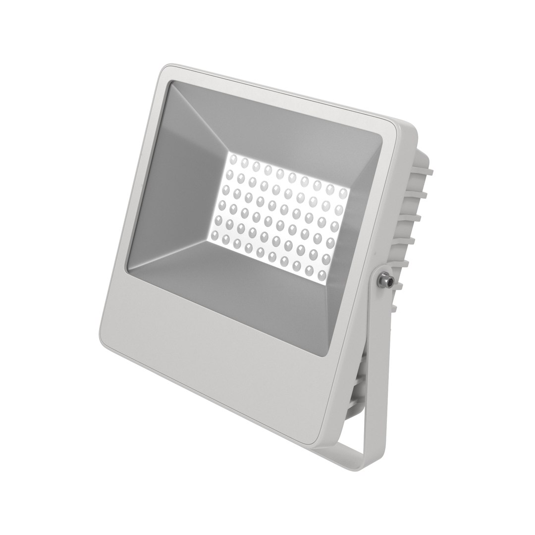 White Flood Light 3D Model - TurboSquid 2415383