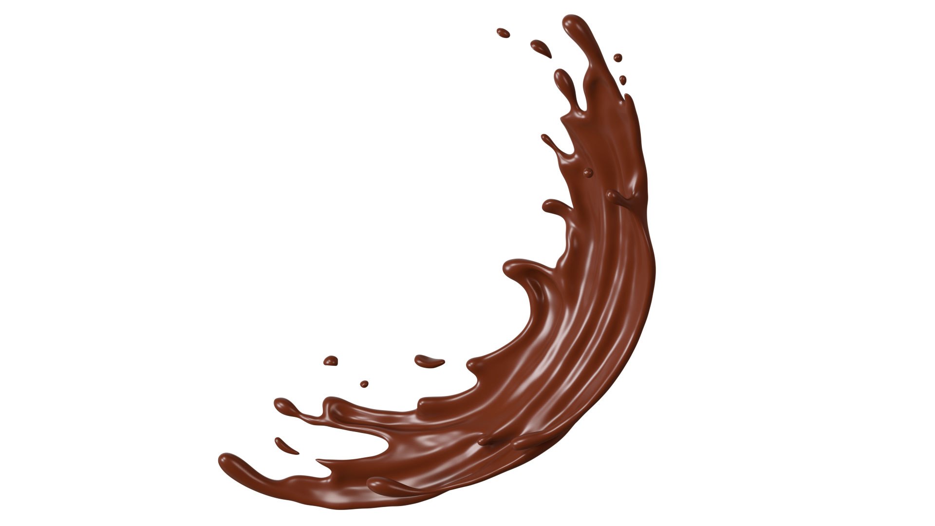 Chocolate Splash 16 3D - TurboSquid 2177946