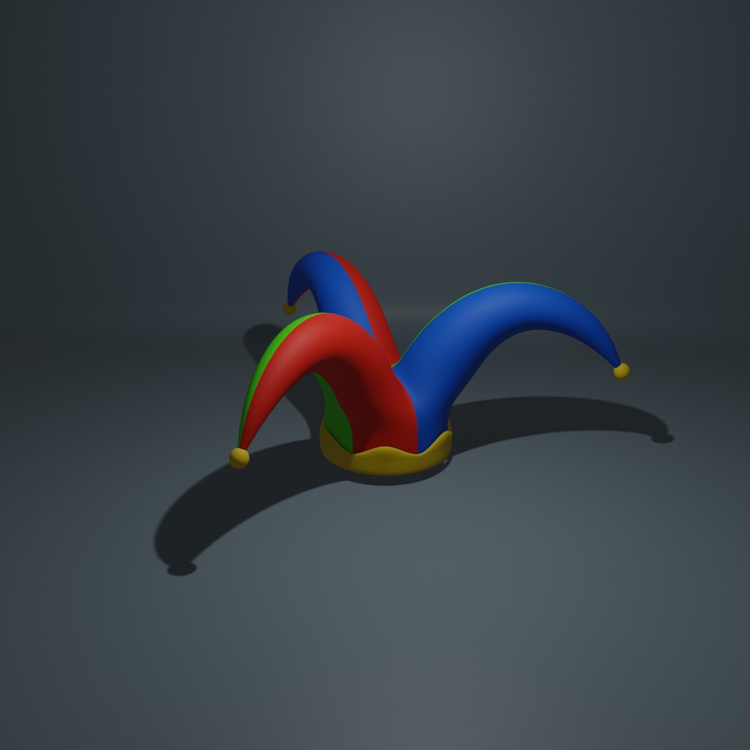 Clown Hat 3D Model - TurboSquid 1805676