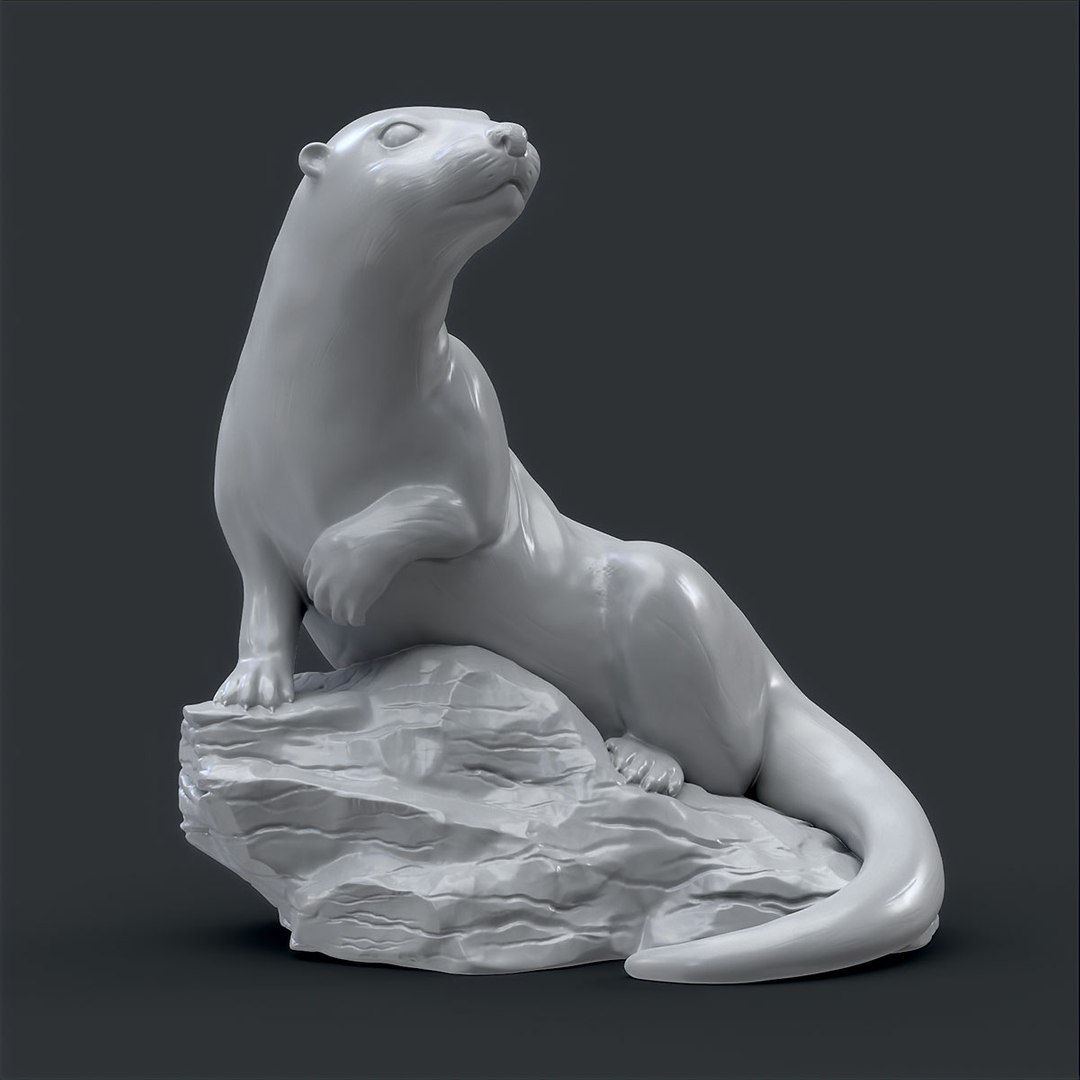Otter 3d Print Model 3D - TurboSquid 2217279