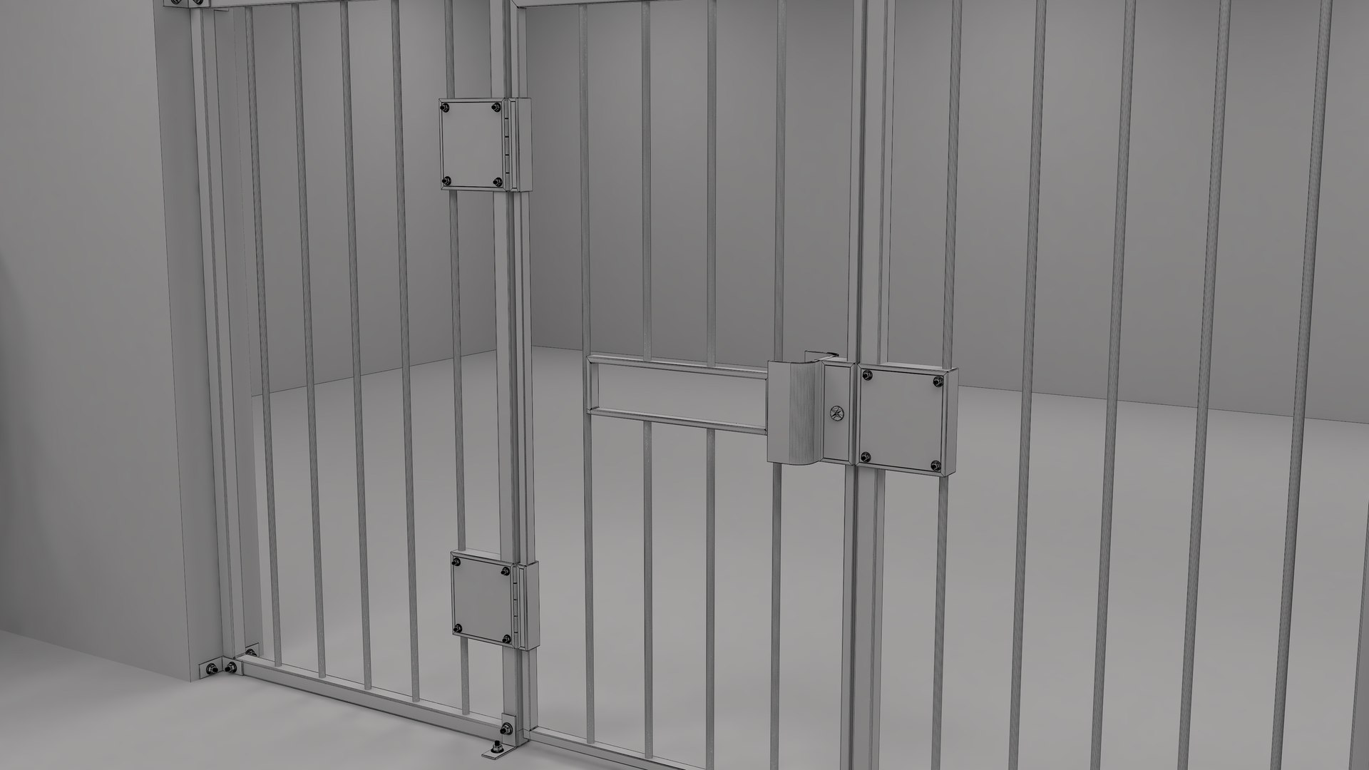 3D Prison Visiting Room - TurboSquid 2343230
