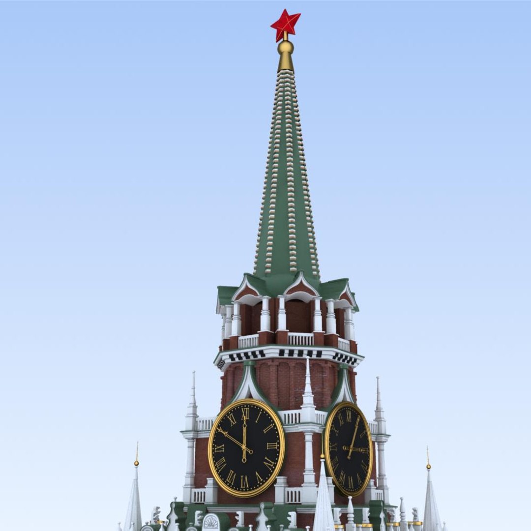 Max Moscow Kremlin Spasskaya Tower