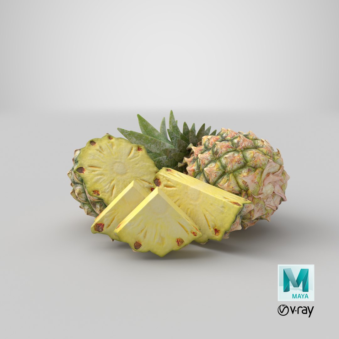 Pineapples 3D Model - TurboSquid 2102928