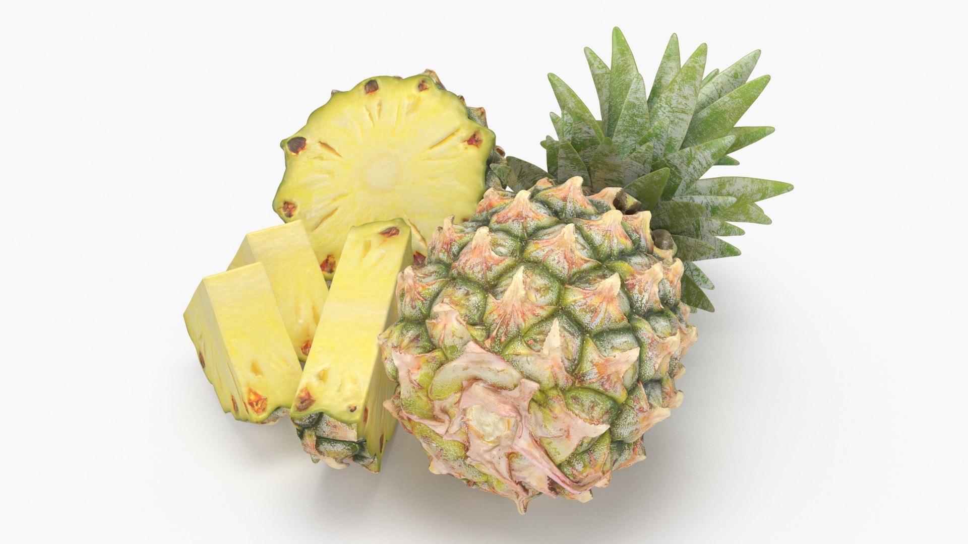 Pineapples 3D Model - TurboSquid 2102928
