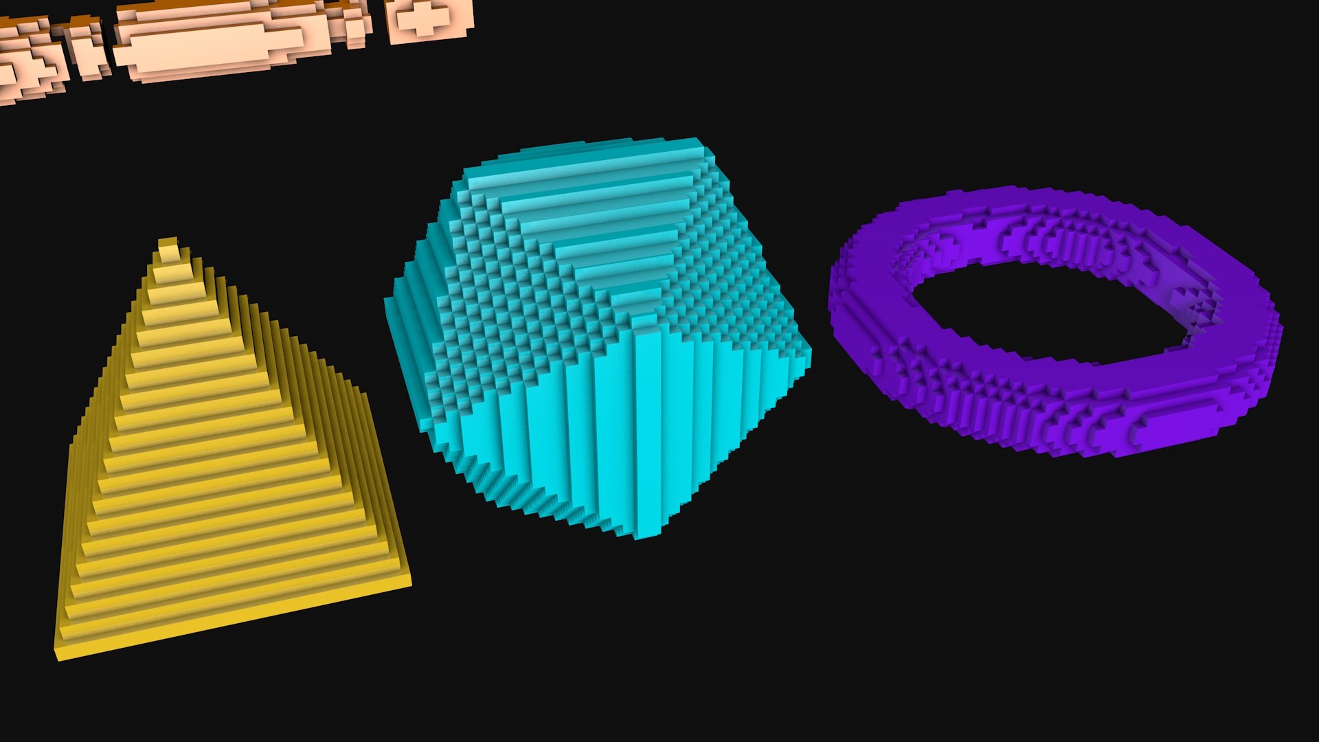 3D Model Cubic Primitives PIXELS Low-poly - TurboSquid 2406525