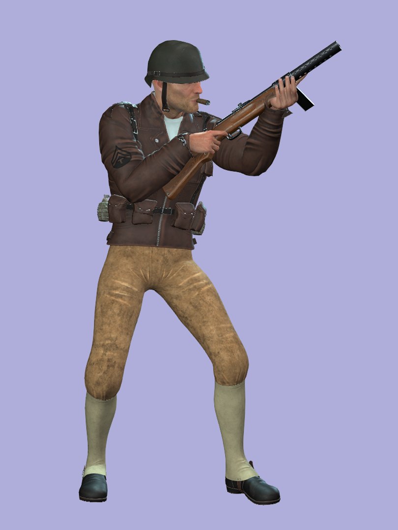 3D Realistic Rigged US Army Soldier Man Character 3D Model - TurboSquid ...