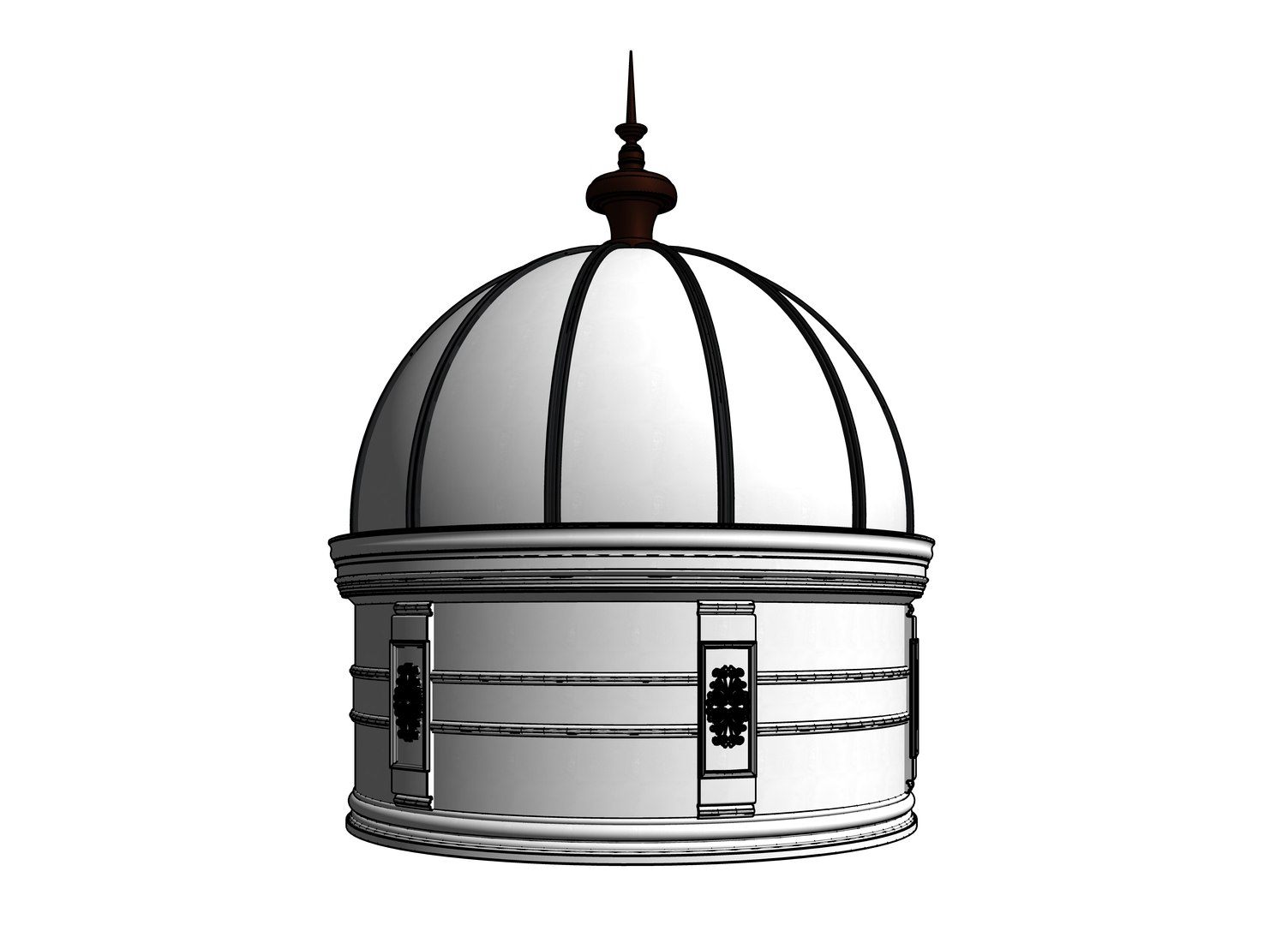 3D Model Dome Classic - TurboSquid 1674863