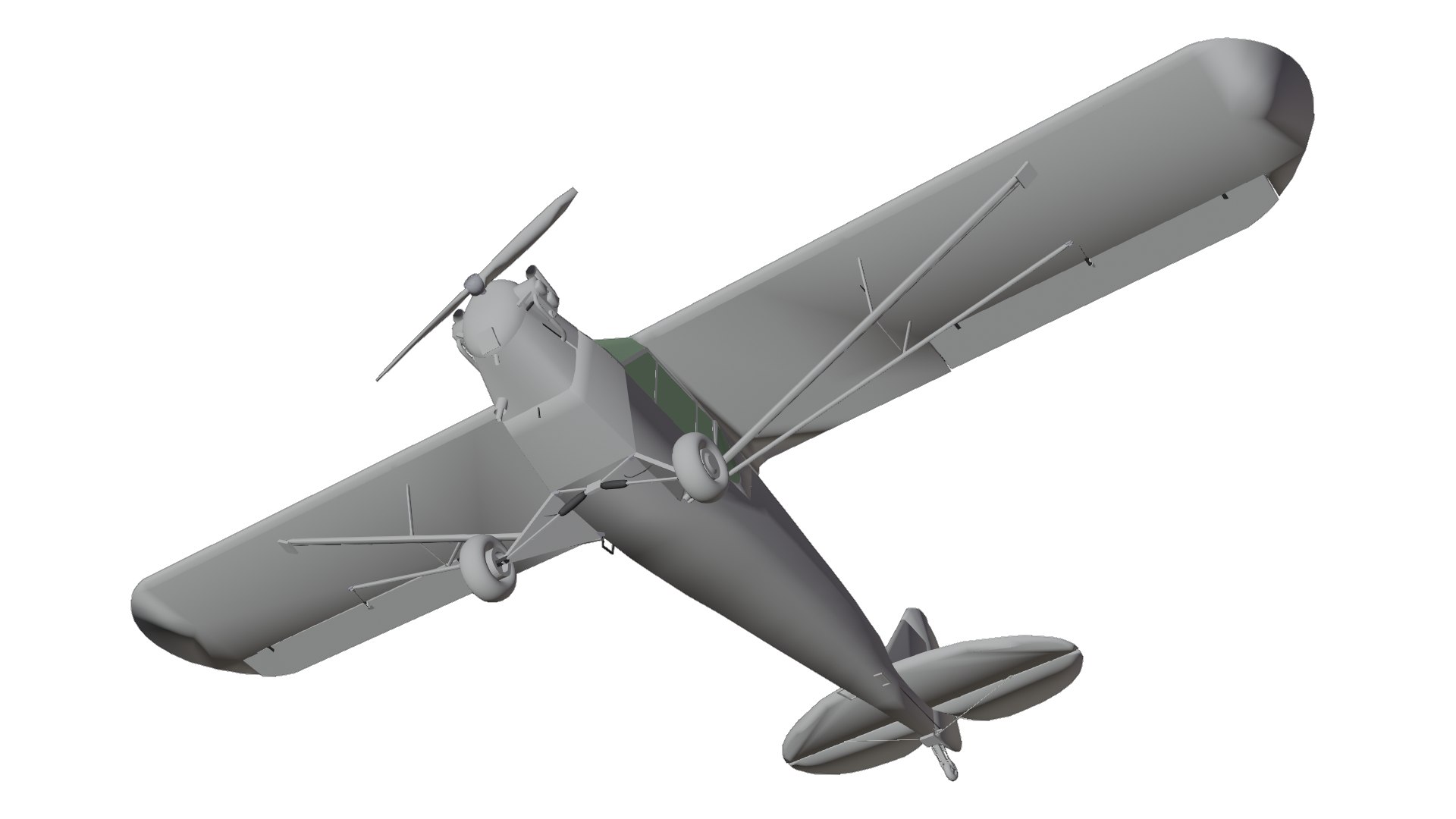 Piper J-3 Cub 3D Model - TurboSquid 2253415