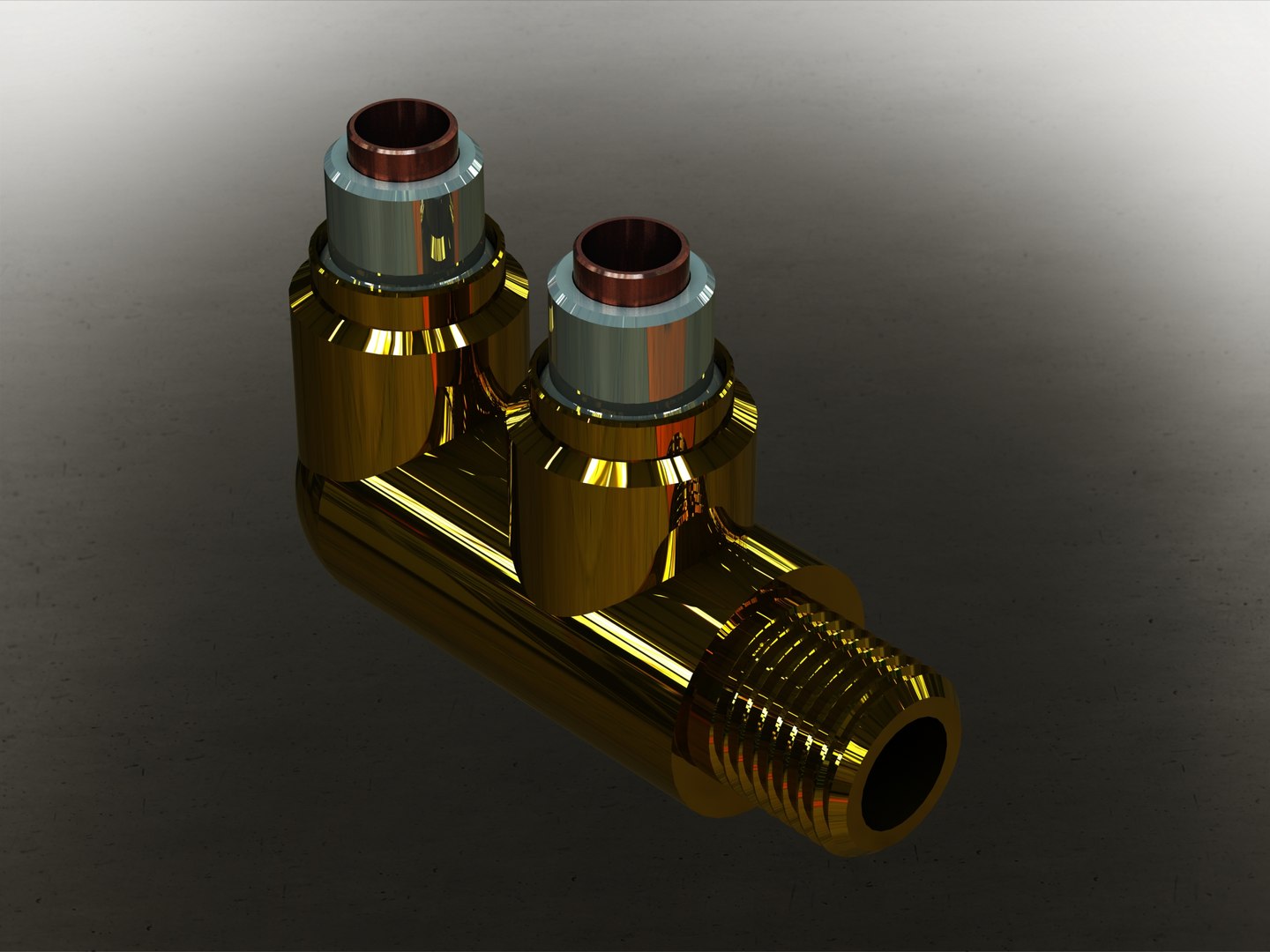Brass Truck Fittings Set 3D Model - TurboSquid 2176857