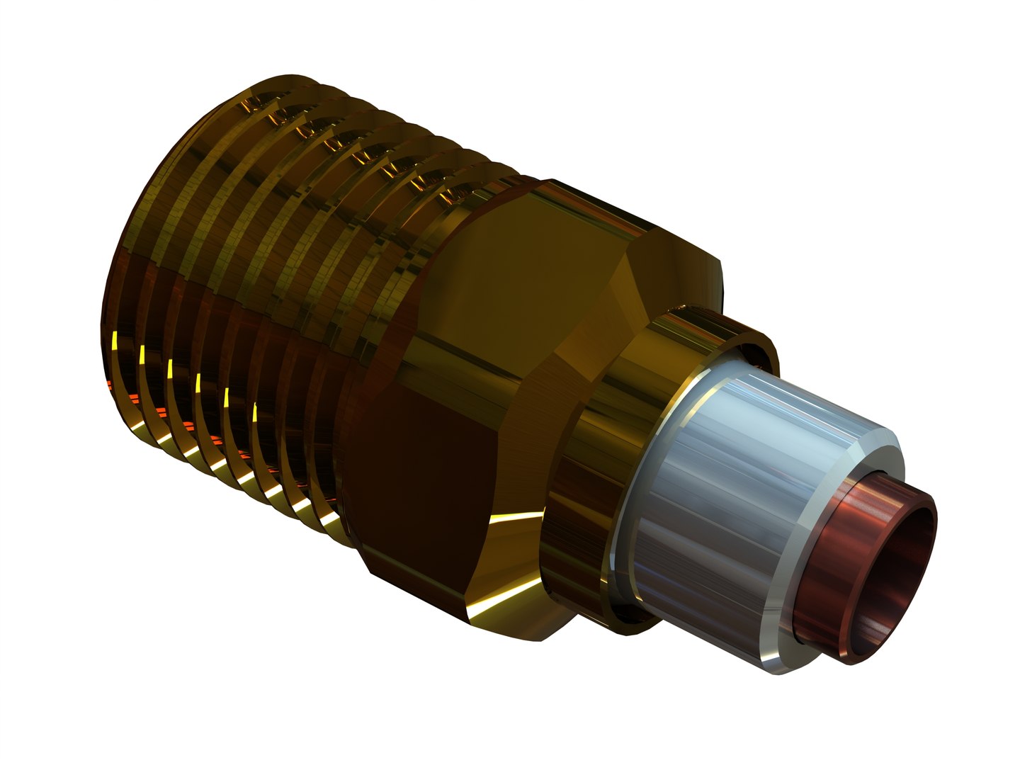 Brass Truck Fittings Set 3D Model - TurboSquid 2176857