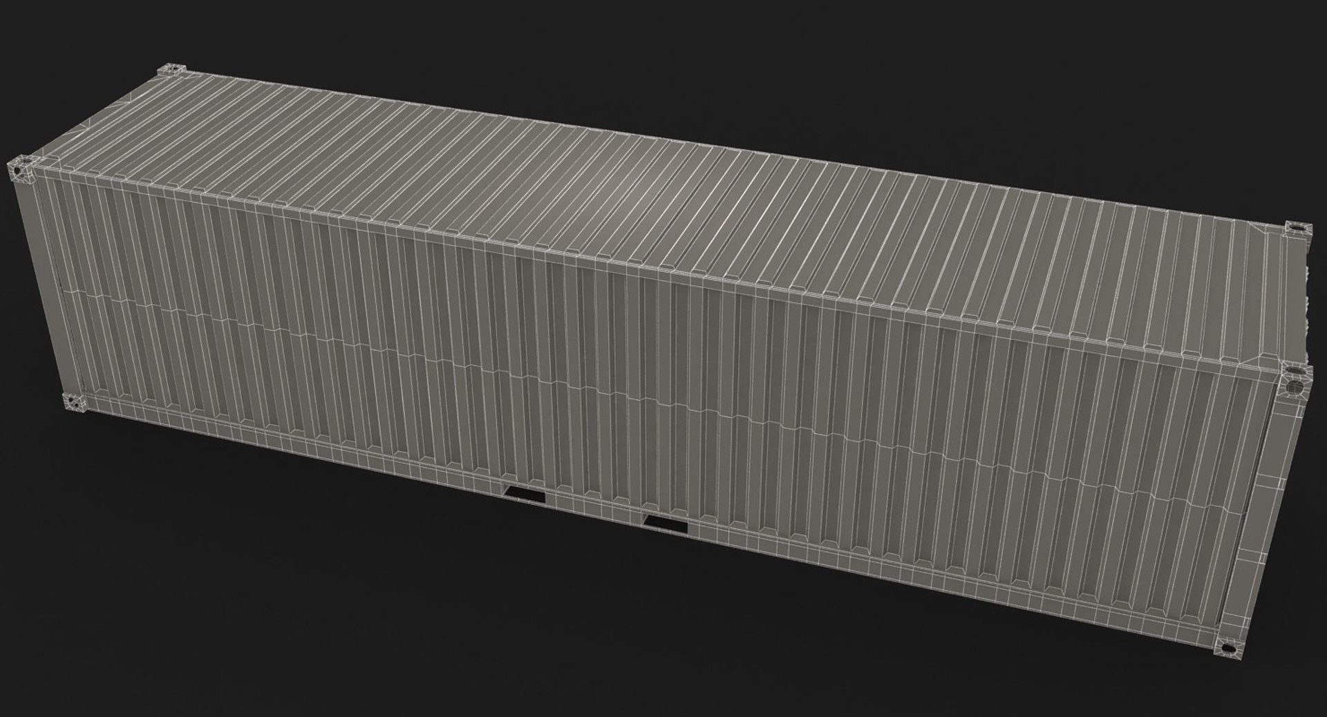 Rusty Container 40ft Gray 3D Model - TurboSquid 1294072