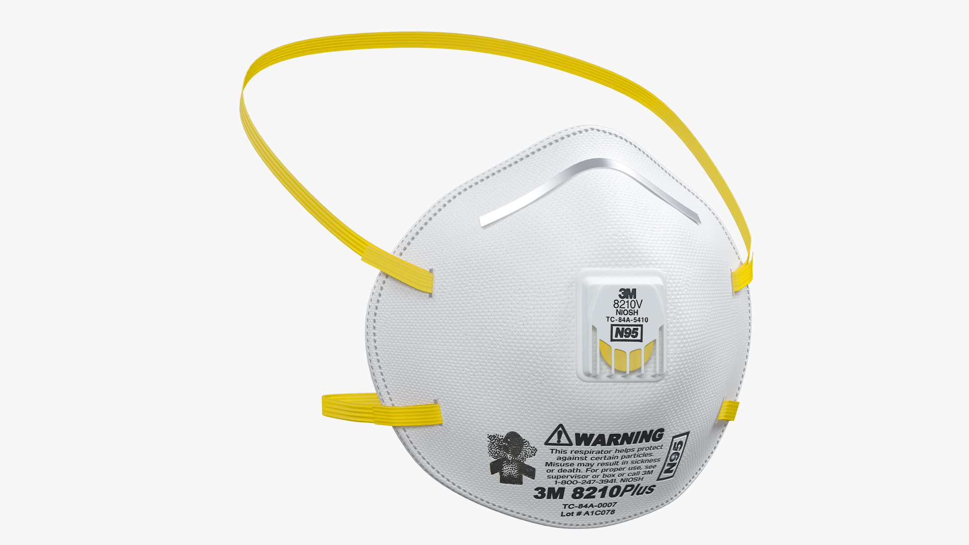 3D 3m Particulate Respirator Mask - TurboSquid 1537800