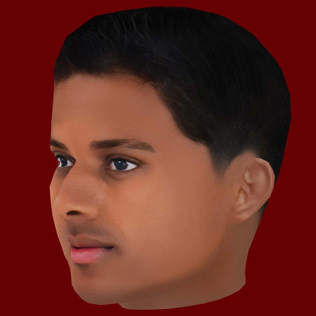 Rodrygo Goes Head - Low Poly Head For Game 3D Model - TurboSquid 2208431