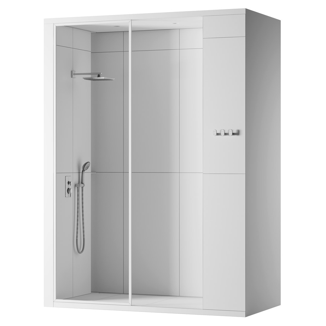 3D Shower Cabin - Shine Model - TurboSquid 2251257