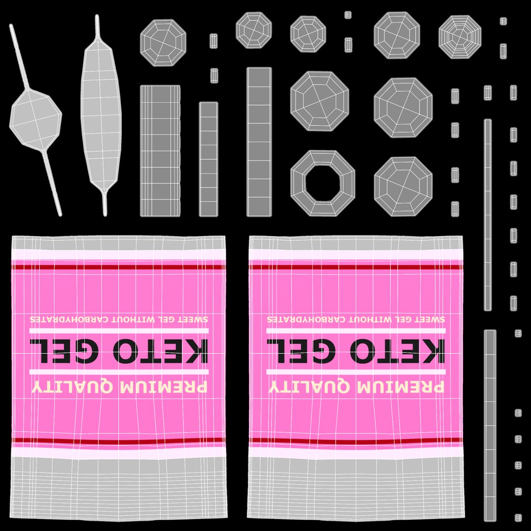 3D Model Keto Gel - TurboSquid 2082466