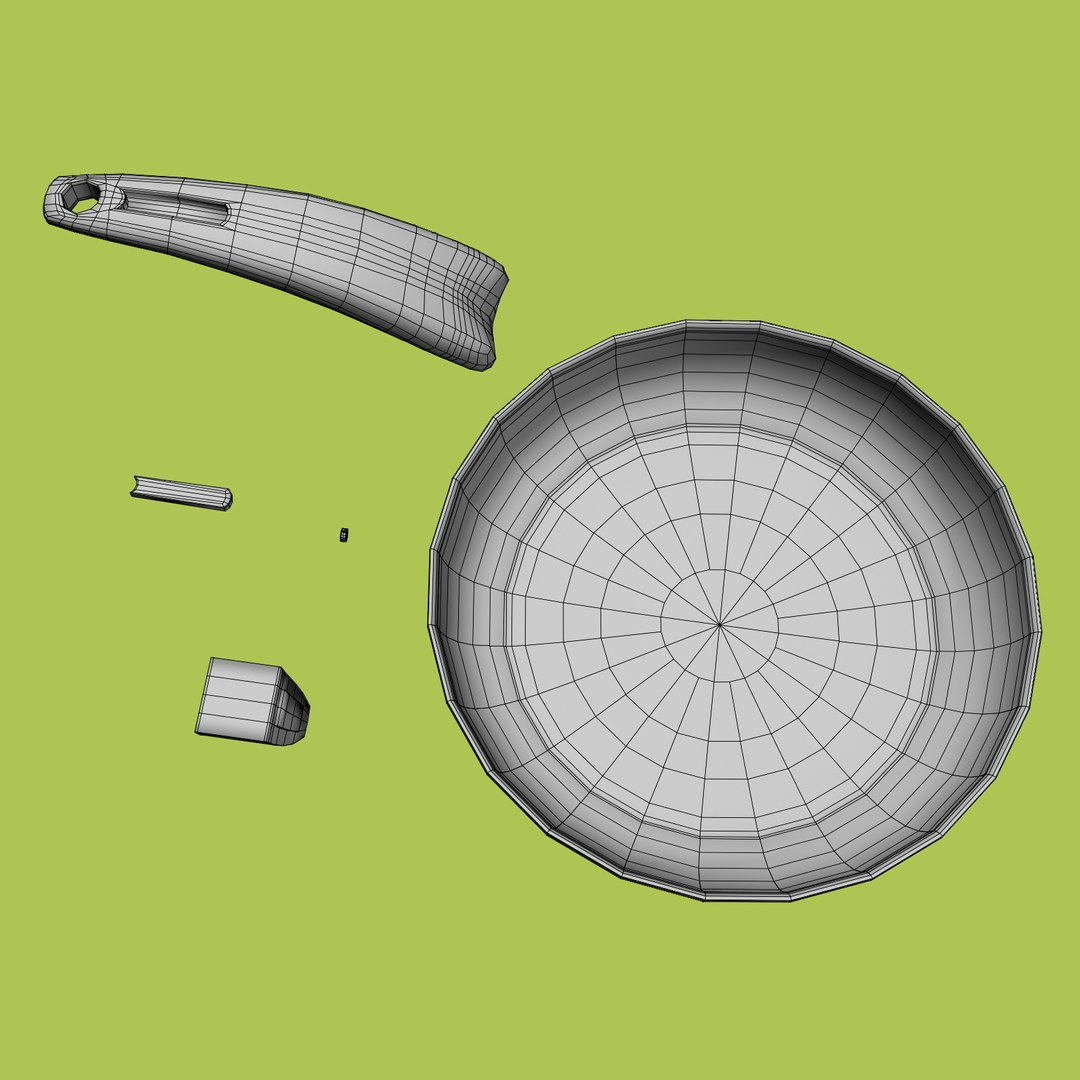 3d Frying Pan Model