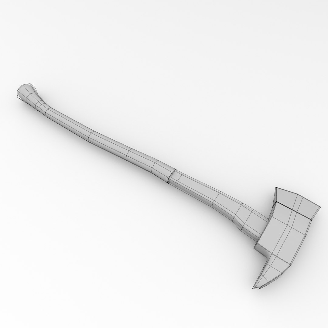 3d Model Axe