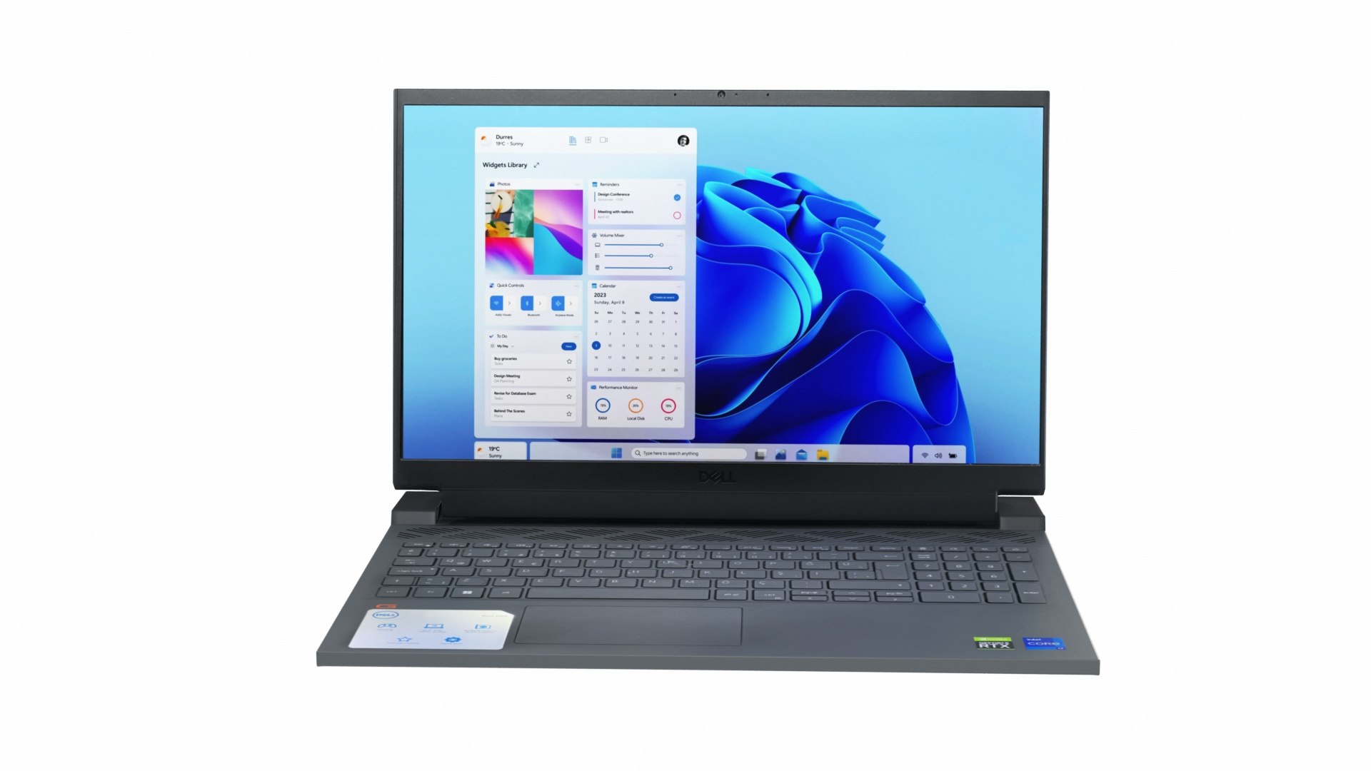 3D Model Dell Laptop Low Poly Realistic - TurboSquid 2282898