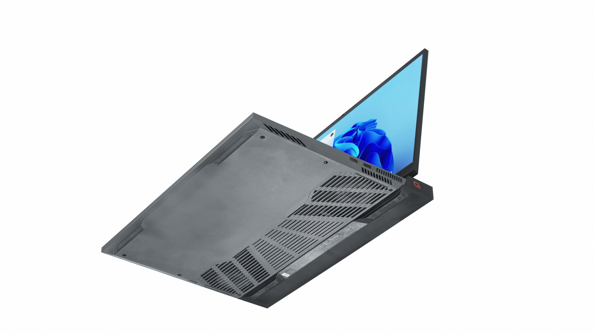 3D Model Dell Laptop Low Poly Realistic - TurboSquid 2282898