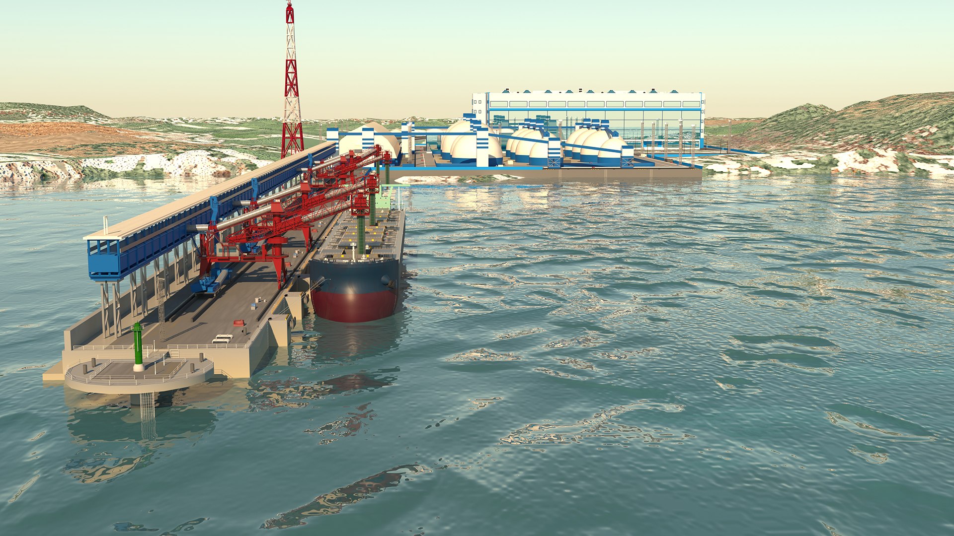 Terminal Pier Industrial Model - TurboSquid 1667078