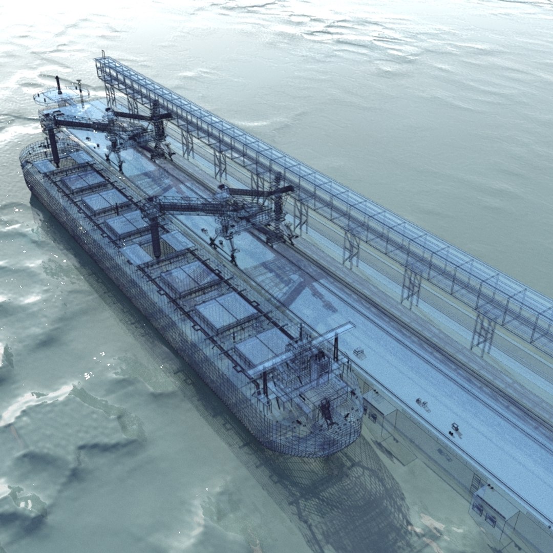 Terminal Pier Industrial Model - TurboSquid 1667078