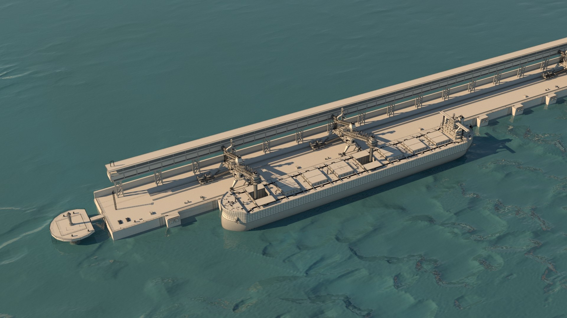 Terminal Pier Industrial Model - TurboSquid 1667078