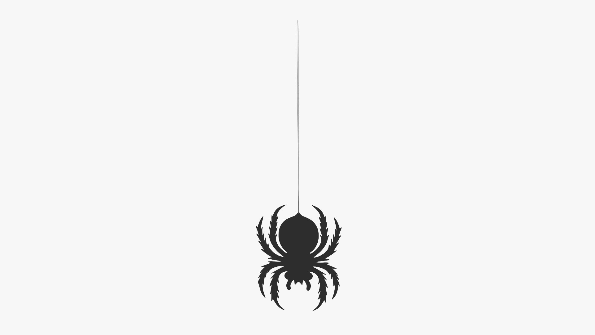 3D Spider Silhouette - TurboSquid 2138125