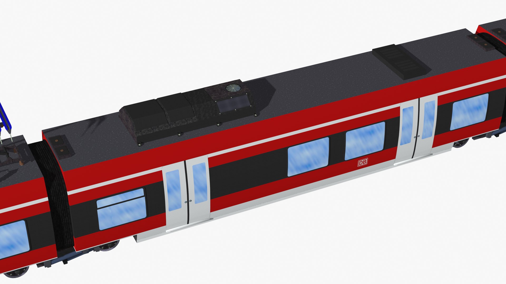 3D Bombardier Talent 2 - Db Class 442 - Electric Passenger Train Model ...