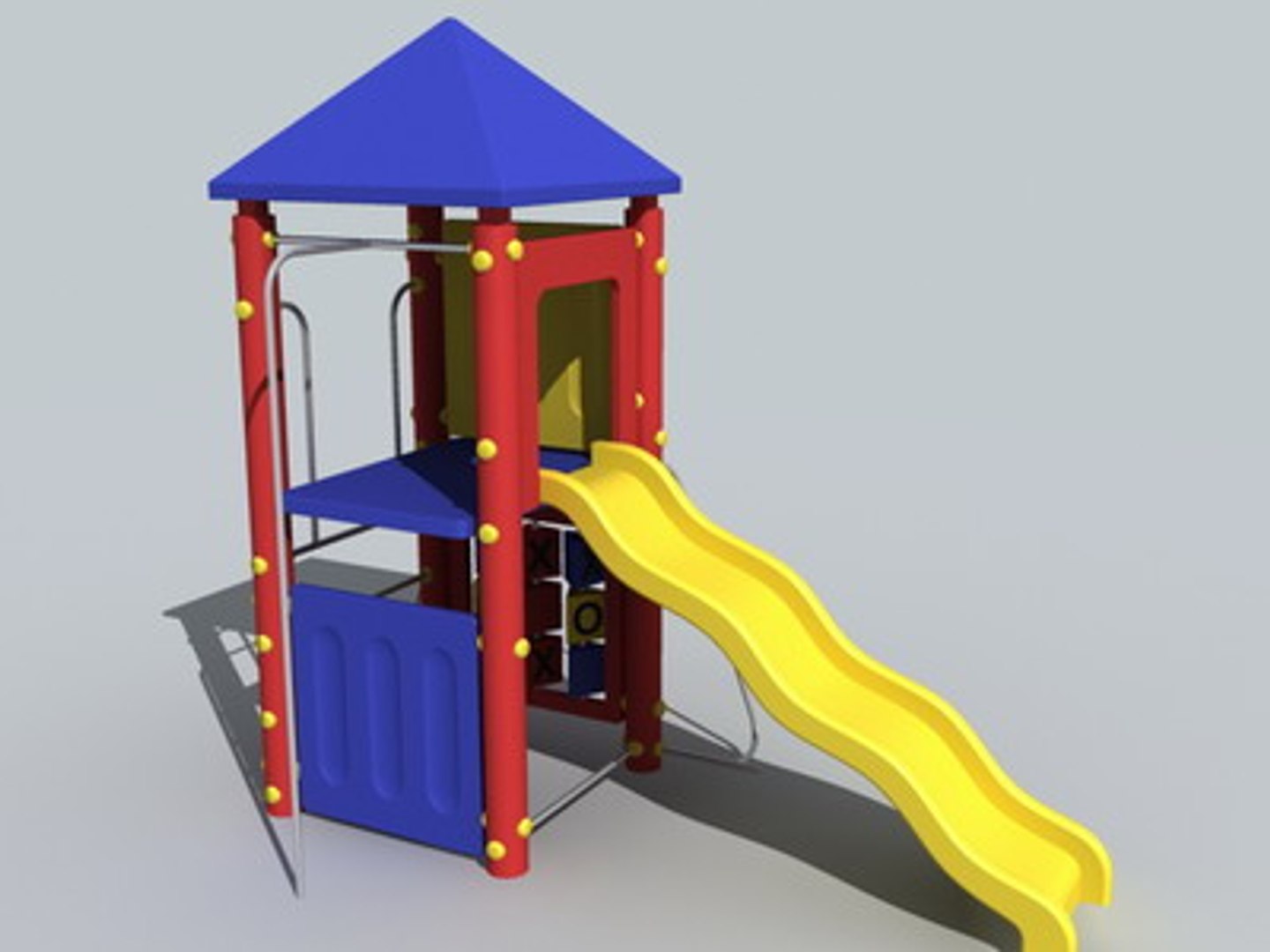 3d Playground Playset Model