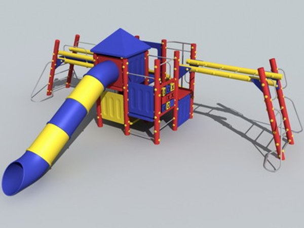 3d playground playset model