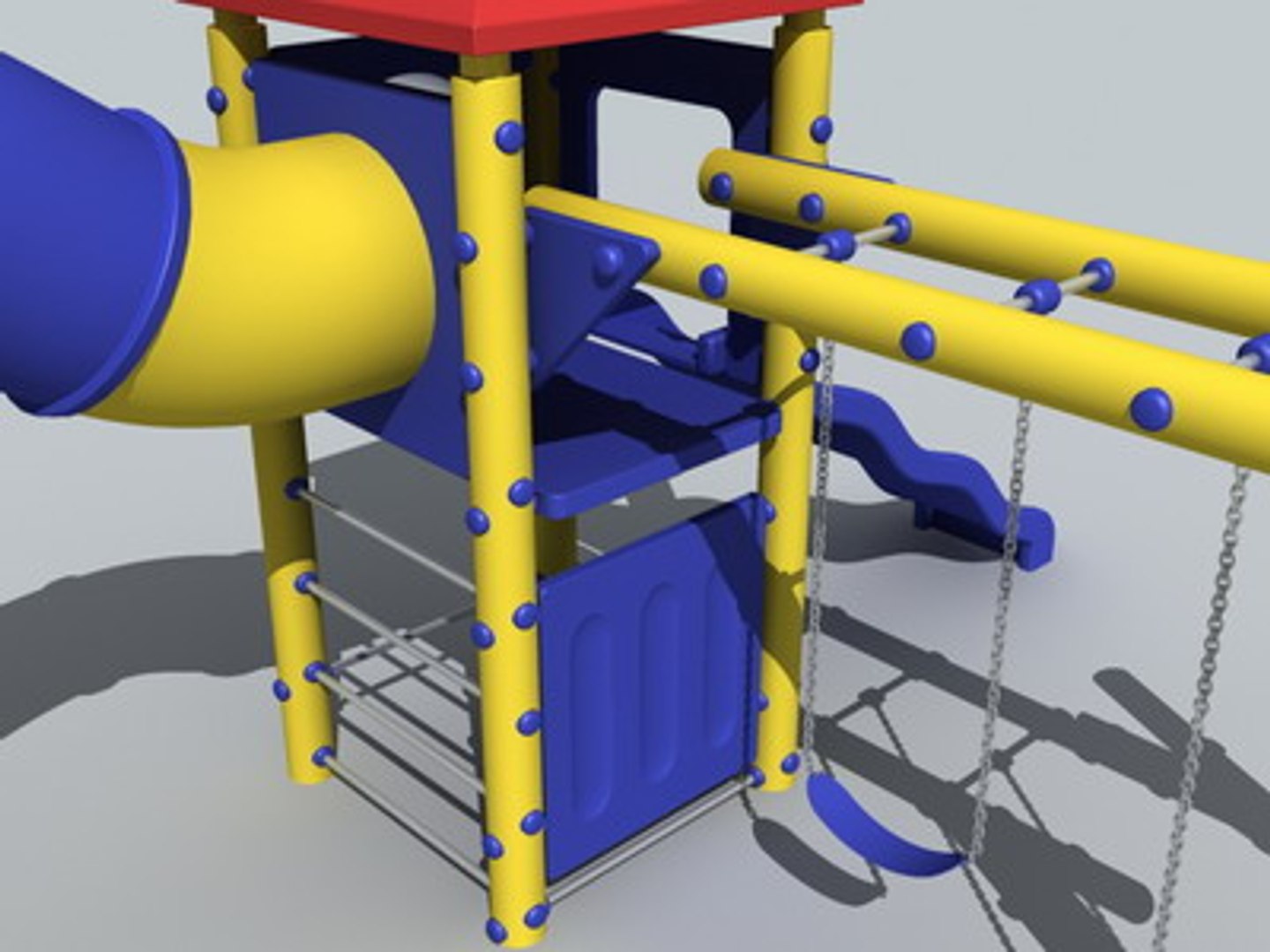 3d Playground Playset Model
