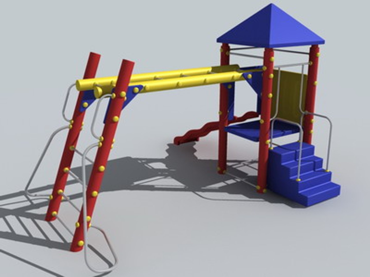 3d Playground Playset Model