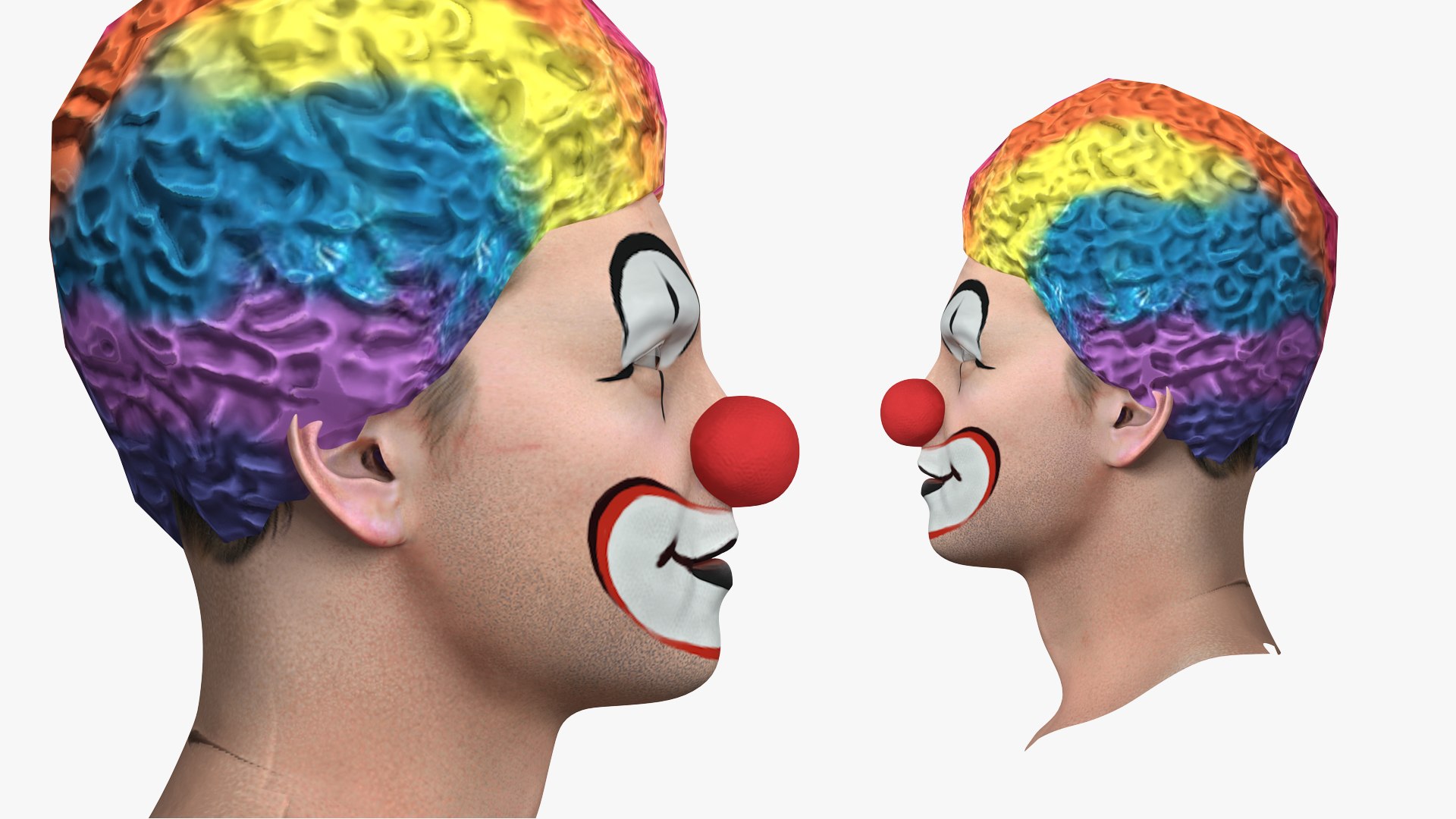 3D Clown Heads - TurboSquid 1595309