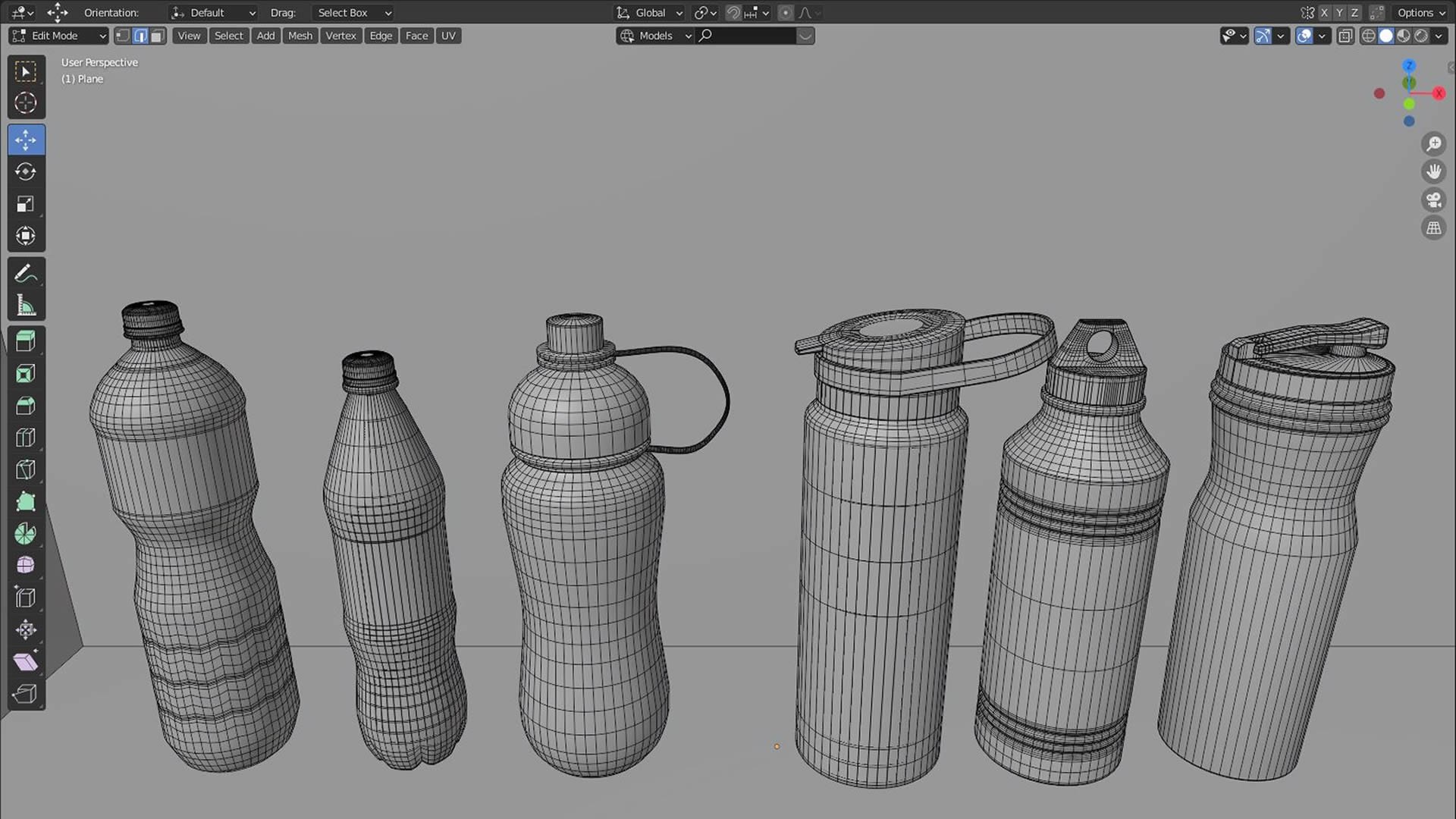 3D Bottles Blender - TurboSquid 1618353