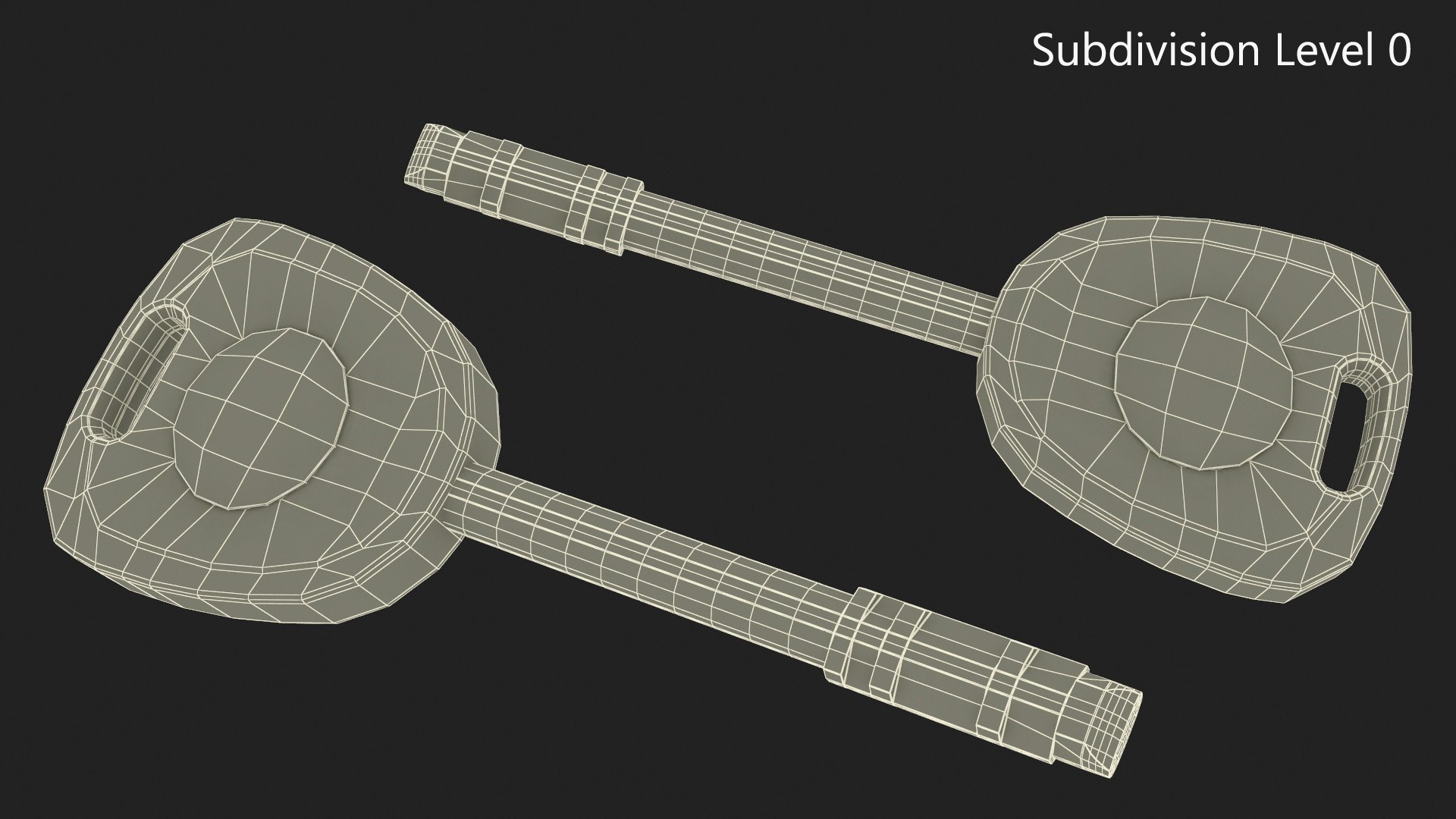 Car Key 3D Model - TurboSquid 2222403