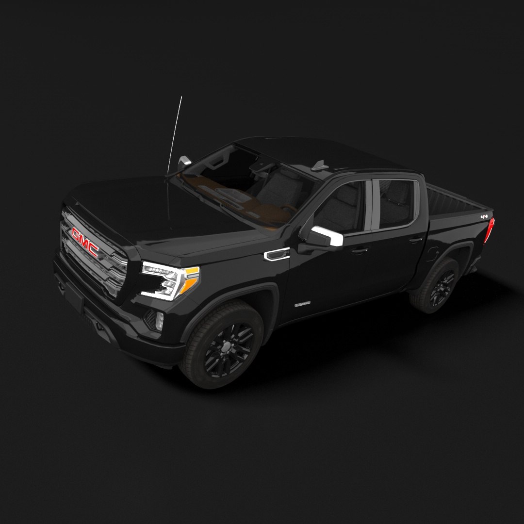 3D GMC Sierra 1500 Elevation Pickup Truck Model - TurboSquid 2336600