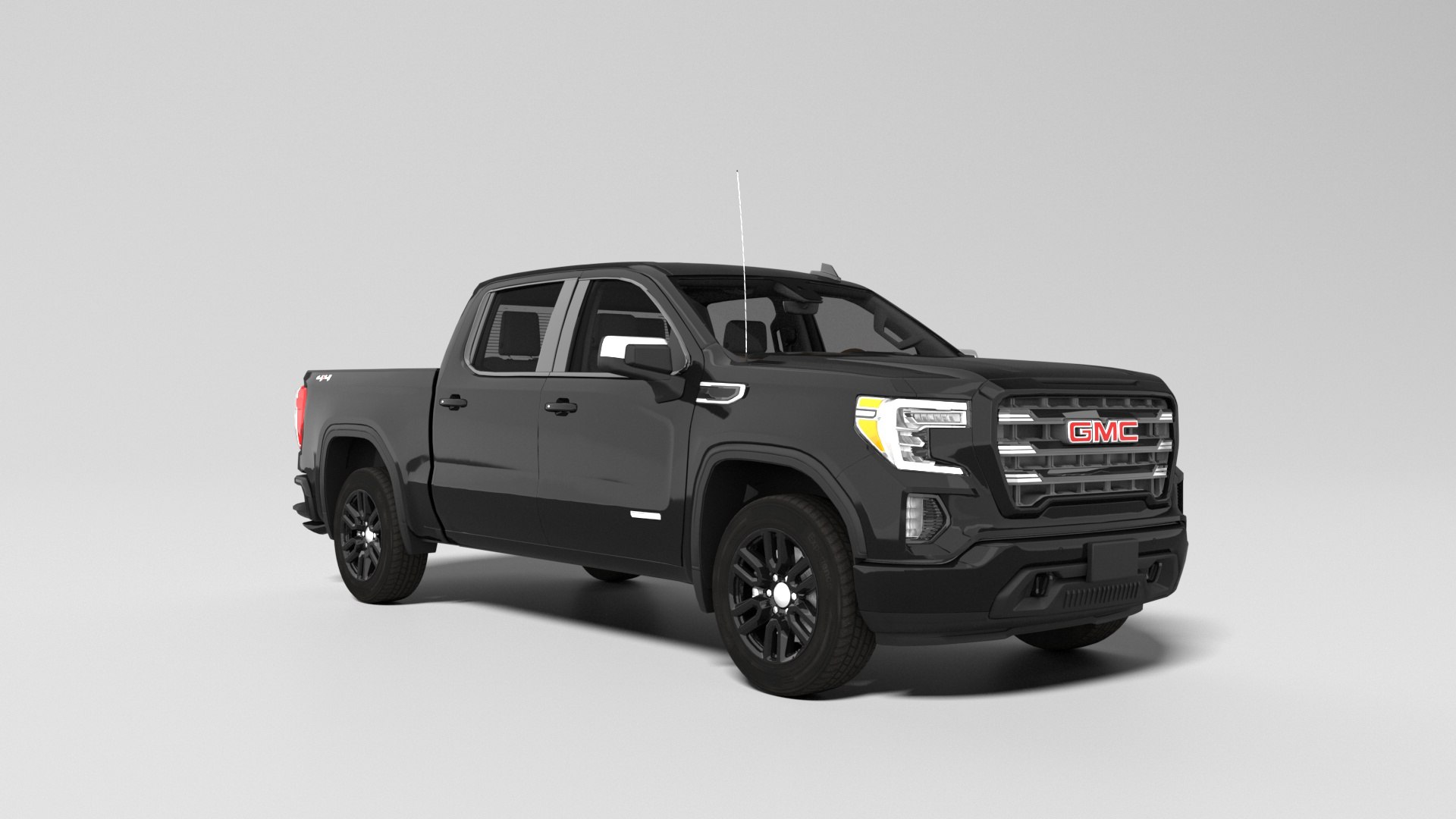 3D GMC Sierra 1500 Elevation Pickup Truck Model - TurboSquid 2336600
