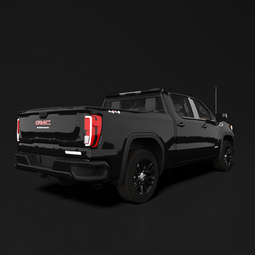 3D GMC Sierra 1500 Elevation Pickup Truck Model - TurboSquid 2336600